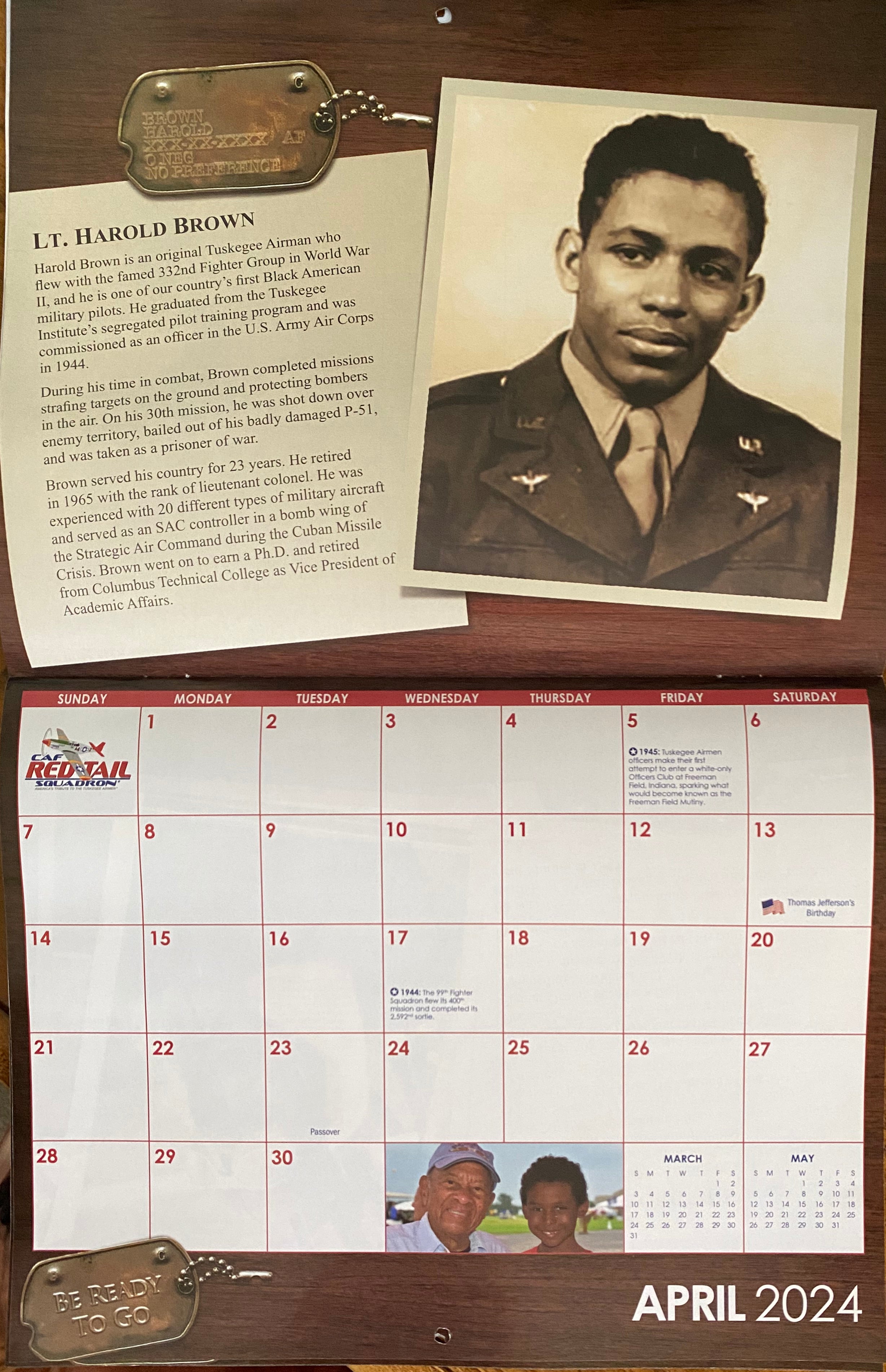 2024 Commemorative calendars – CAF Red Tail Squadron Store