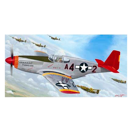 Print: Red Tail by Request P-51C – CAF Red Tail Squadron Store