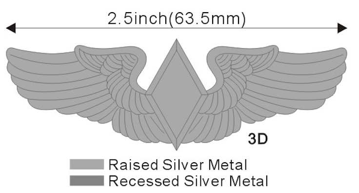 WASP Wing Pin – CAF Red Tail Squadron Store