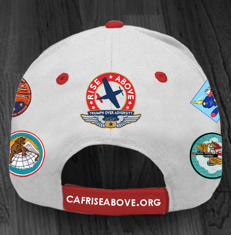 Honoring the Tuskegee Airmen patch hat – CAF Red Tail Squadron Store