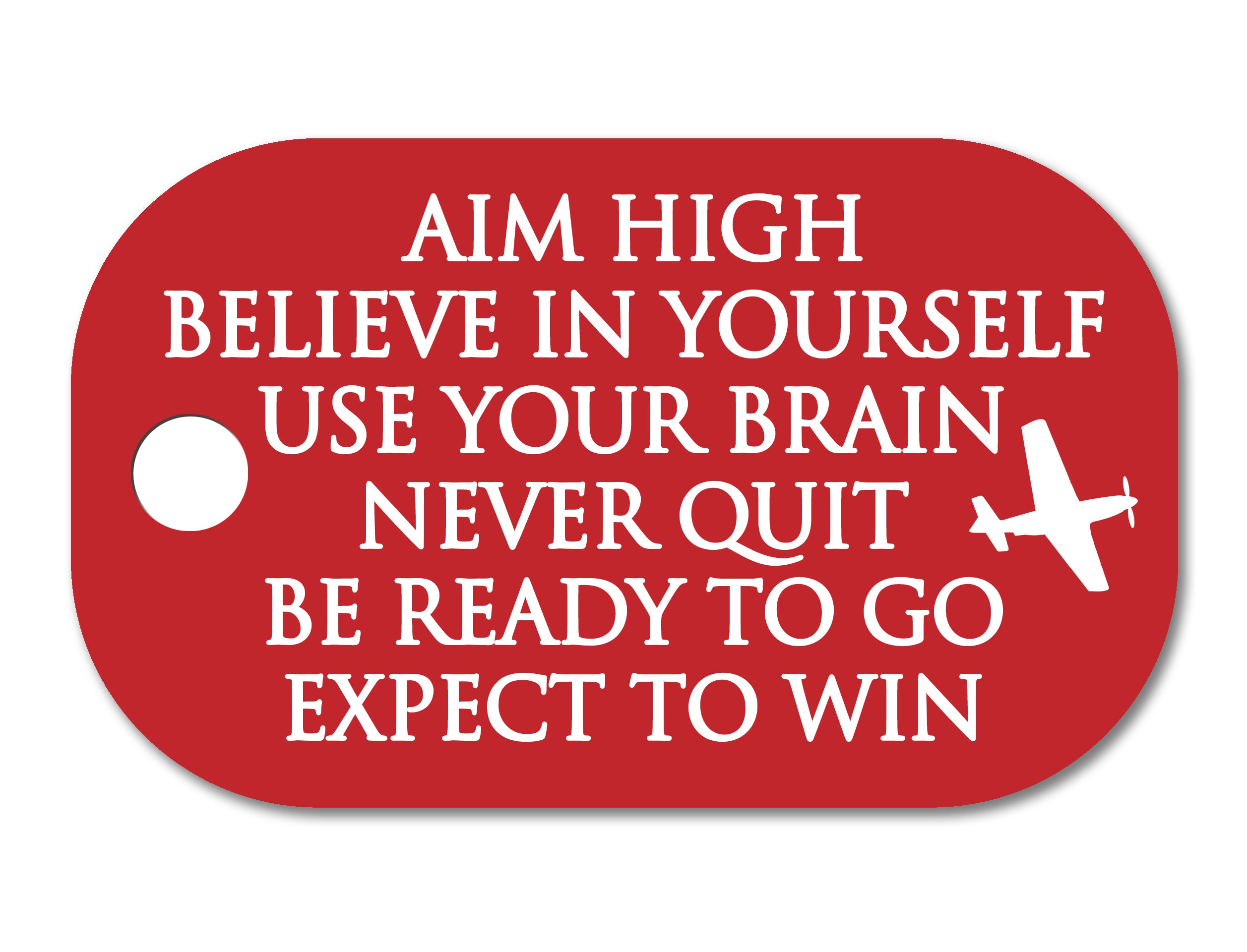 CAF RISE ABOVE Squadron Dog Tag – CAF Red Tail Squadron Store